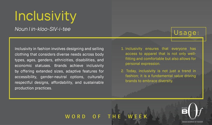 Word of the Week : Inclusivity - Images Business of Fashion