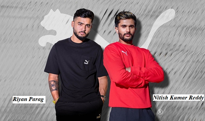 PUMA signs rising cricket stars Riyan Parag and Nitish Kumar Reddy