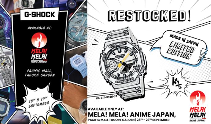 Casio launches exclusive G-SHOCK Drops at India’s first anime exhibition