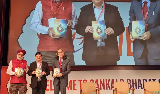 Dr. Naresh Tyagi unveils his book Sustainable Promises at Sankalp ...