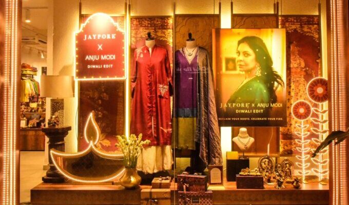 Jaypore partners with Bollywood designer Anju Modi for Diwali drop